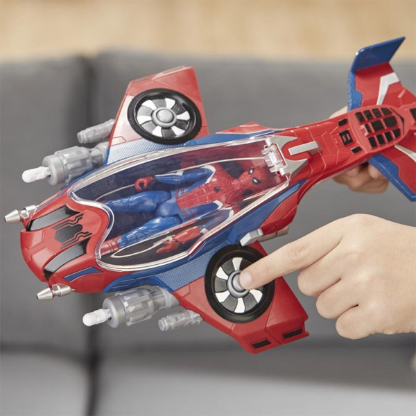 Hasbro Marvel Spider-man Far From Home - Spider-jet With Spider-man ...