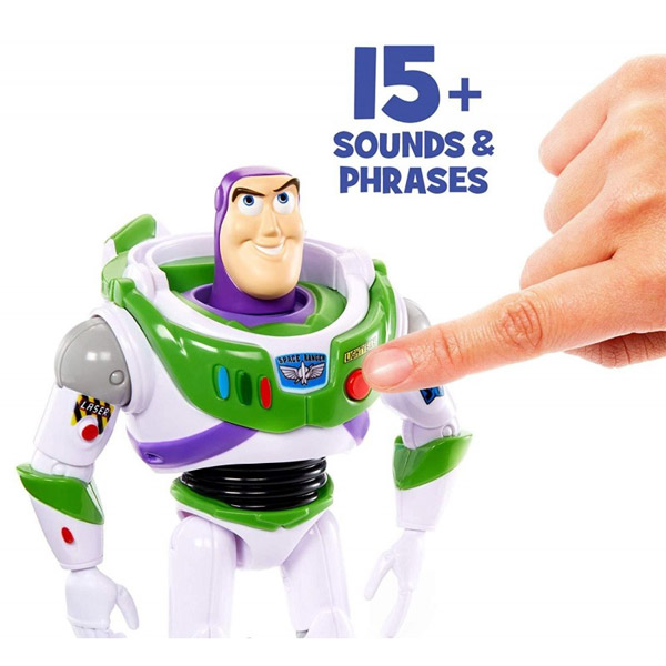 Mattel Disney Pixar Toy Story 4 - True Talkers Buzz Lightyear (gdp ...