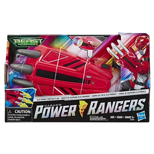 Nerf Sabans Power Rangers Beast Morphers - Electronic Cheetah Claw ...