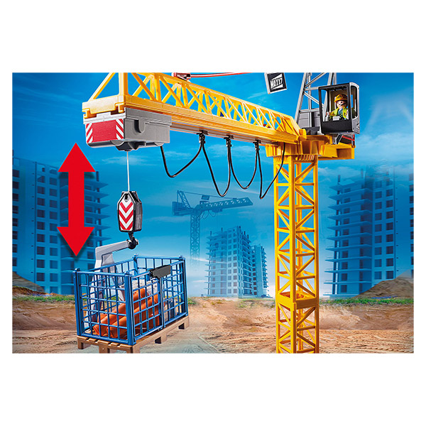 Playmobil 70441 Ανυψωτικος Γερανος Βαρεως Τυπου Με Τηλεχειριστηριο Και ...