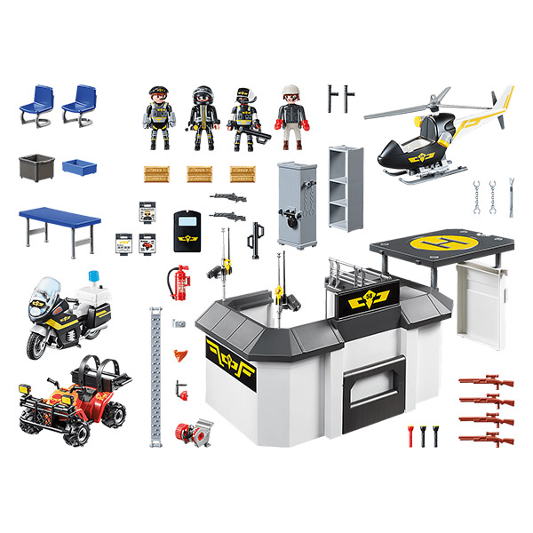 Playmobil 70338 Αρχηγειο Ομαδας Ειδικων Αποστολων-βαλιτσακι - Playmobil ...