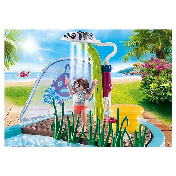 Playmobil 70610 Family Fun Small Pool With Water Sprayer - Playmobil ...