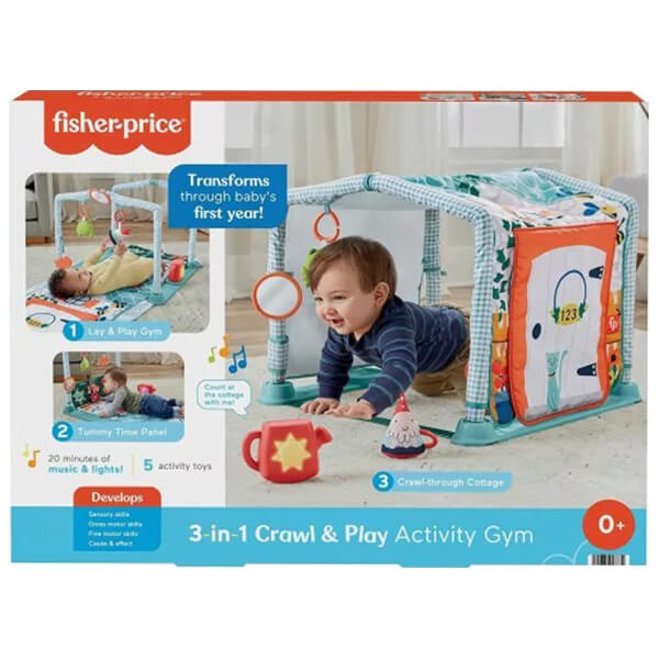 Fisher Price Γυμναστηριο Δραστηριοτητων Σπιτακι Πολυχρωμο ...