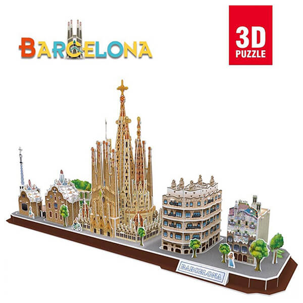 Παζλ 3d 186pz City Line Barcelona - Puzzle (EPI.20392)