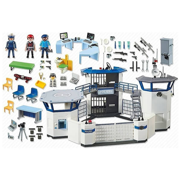 Playmobil 6872 City Action Κεντρο Διοικησης Της Αστυνομιας Με Φυλακη ...