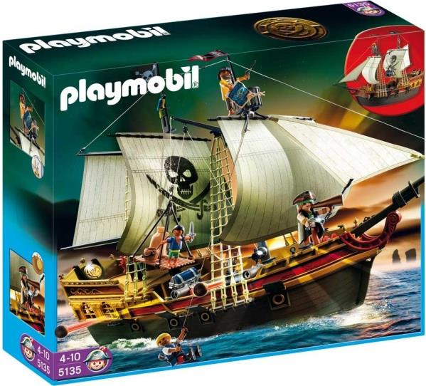 Playmobil 5135 Pirates Ship-πειρατικη Φρεγατα - Playmobil (EPI.01045)