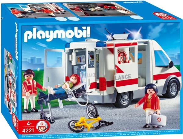 Playmobil 4221 Ambulance-ασθενοφορο Πρωτων Βοηθειων - Playmobil (EPI.01056)