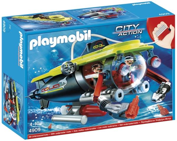 Playmobil 4909 Deep Sea Submarine With Underwater Motor-καταδυτικο ...