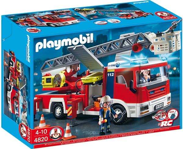 Playmobil 4820 Ladder Unit-πυροσβεστικο Κλιμακοφορο Οχημα - Playmobil ...
