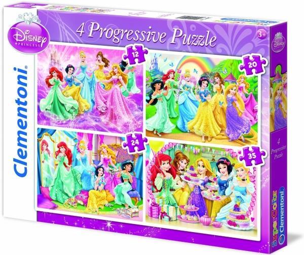 Παζλ 12+20+24+35 Disney - Πριγκιπισσες - Puzzle (EPI.03286)