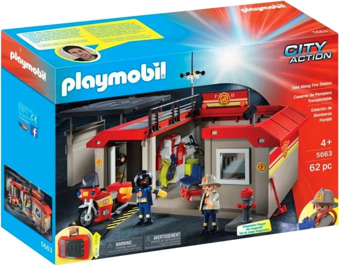 Playmobil 5663 Βαλιτσακι Πυροσβεστικος Σταθμος - Playmobil (EPI.04840)