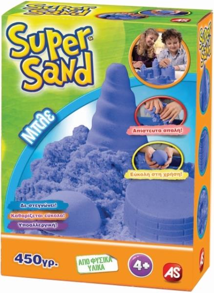 Αμμος Super Sand - 450gr Μπλε Χρωμα - Εκπαιδευτικα (EPI.05819)