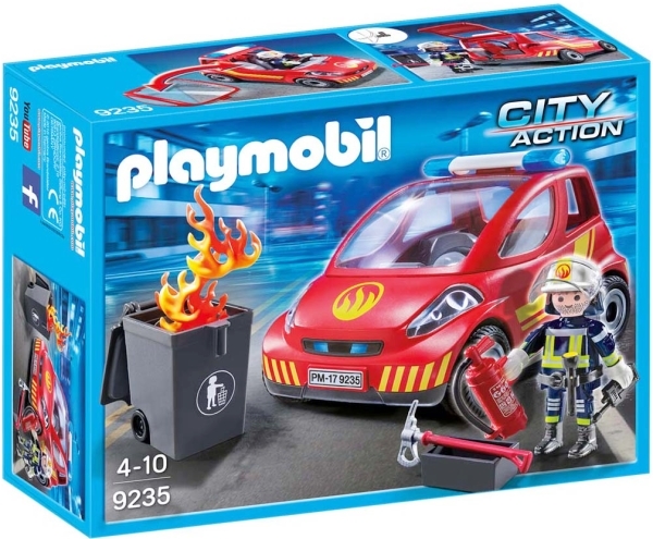 Playmobil 9235 Μικρο Οχημα Πυροσβεστικης Με Πυροσβεστη - Playmobil (EPI ...