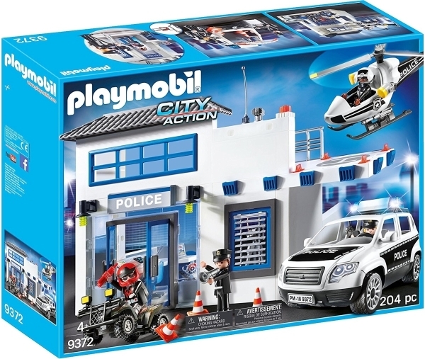 Playmobil 9372 Αστυνομικο Τμημα Με Περιπολικο Και Ελικοπτερο ...