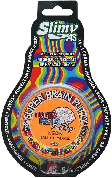 As Slimy Super Brain Putty - Neon Brilliant Orange (1863-34053 ...
