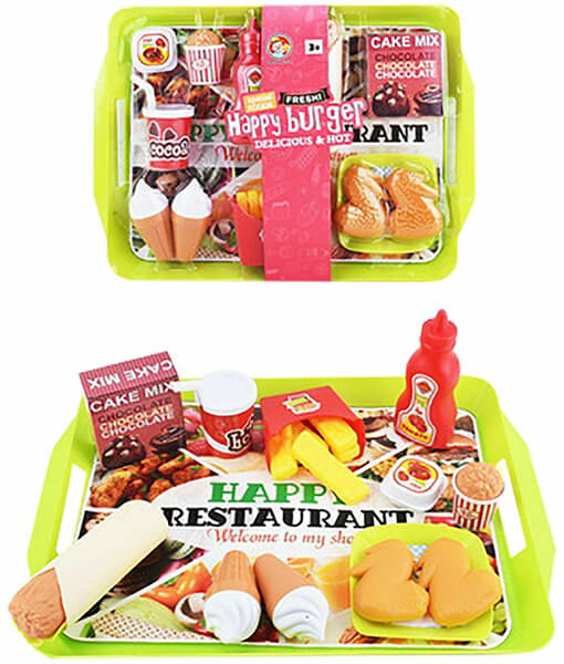 Happy Burger Δισκος Σερβιρισματος 19 Τεμ 35x5x26cm - Εκπαιδευτικα (EPI ...