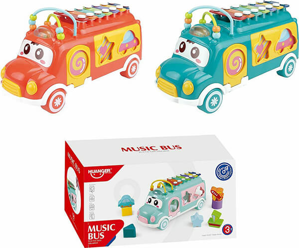Happy Bus Ξυλοφωνο 26x13x10cm - Εκπαιδευτικα (EPI.19780)
