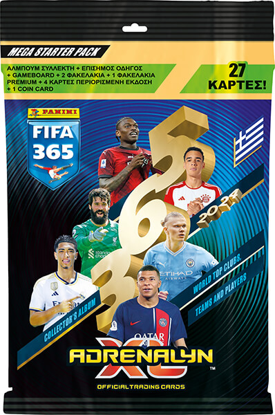 Fifa 365 2024 Adrenaline Mega Starter Pack Panini - Ηρωες (EPI.20239)
