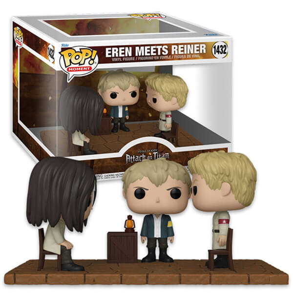 Funko Pop! Moment: Attack On Titan - Eren Meets Reiner #1432 Vinyl ...