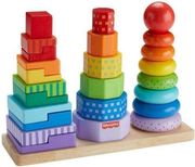 Fisher-price - Wooden Stacking Shape Sorter - Εκπαιδευτικα (EPI.24608)
