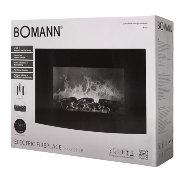 Ηλεκτρικο Τζακι Τοιχου 1800w Bomann Ek 6021 - Array (HAP.002933)