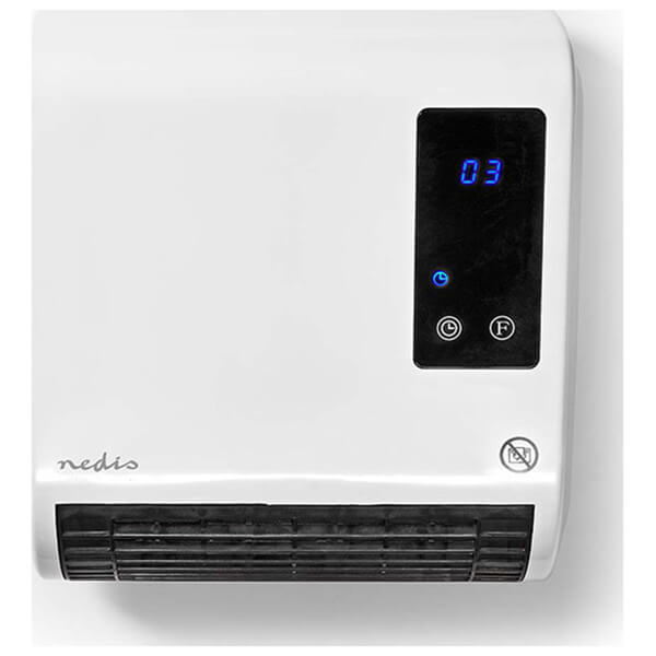 Αεροθερμο Μπανιου Επιτοιχιο 2000w Nedis Htba20wt - Αεροθερμα (HAP.004304)