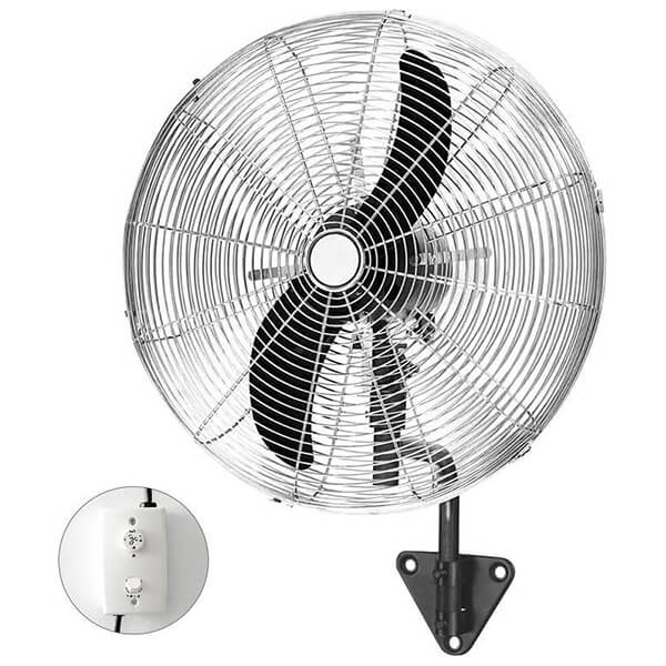 Ανεμιστηρας Επιτοιχιος 180w Lineme 02-00121-2 Βιομηχανικος 26'' Μαυρος ...