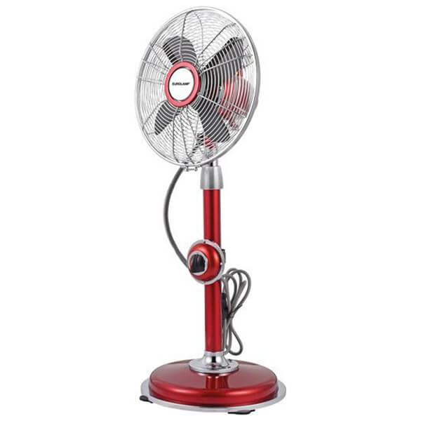 Ανεμιστηρας Ορθοστατης 35w Eurolamp 147-28250 Vintage Κοκκινο ...