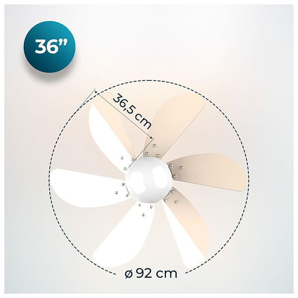 Ανεμιστηρας Οροφης 50w 2σε1 Cecotec Cec-05963 Με Φως Energysilence Aero ...