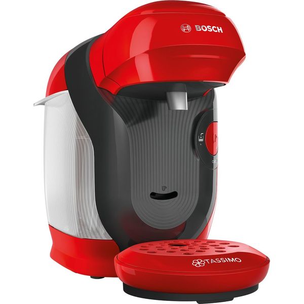 Bosch Tas1103 Tassimo Style Capsule Coffee Maker 1400w Fully-auto Red ...