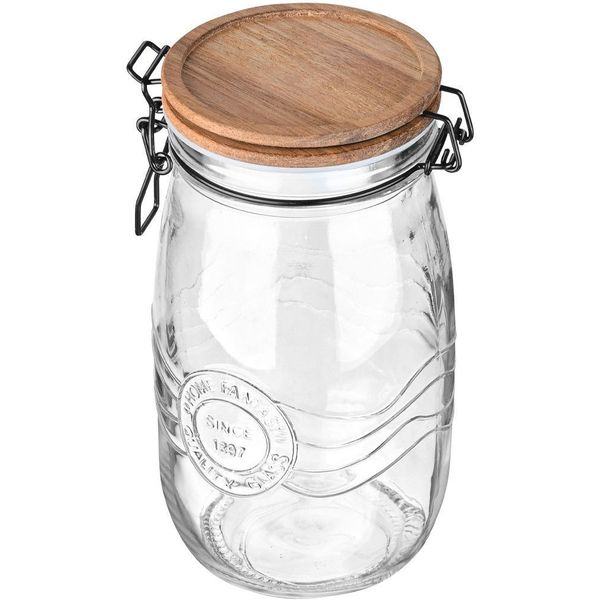 Estia Δοχειο Αποθηκευσης Acacia Γυαλινο 1500ml Με Κλιπ Καπακι 01-23911 ...