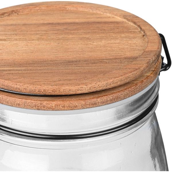 Estia Δοχειο Αποθηκευσης Acacia Γυαλινο 1500ml Με Κλιπ Καπακι 01-23911 ...