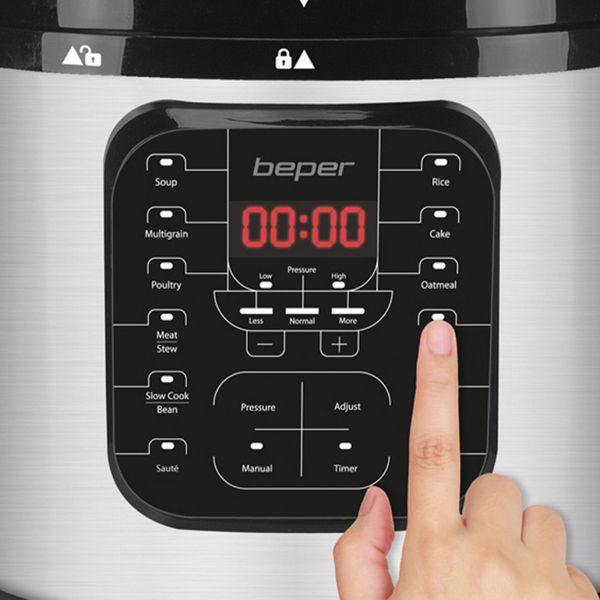 Beper Slow Cooker - Ηλεκτρικη Χυτρα 15 Προγραμματων 1200w P101cos001 ...