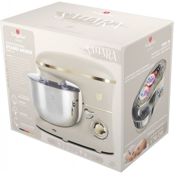 Berlinger Haus Επιτραπεζιο Μιξερ - Κουζινομηχανη 6l Inox 1300w Sahara ...