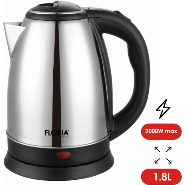 Zilan Βραστηρας Νερου Σε Ασημι Χρωμα 1.8l 2000w Zln6159 - Βραστηρες ...