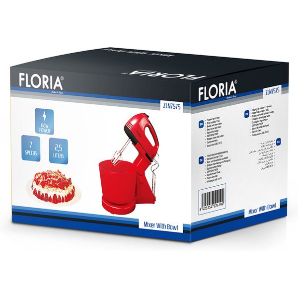 Zilan Μιξερ Χειρος Με Καδο 25l 150w Zln7575 - Μιξερ (HAP.175433)
