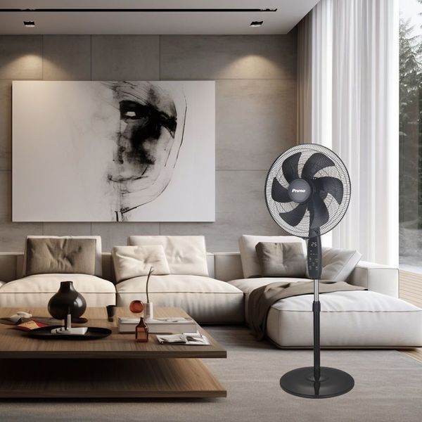 Ανεμιστηρας Ορθοστατης Prsf-80698d Primo 18'' 45εκ. Με Τηλεχειριστηριο ...