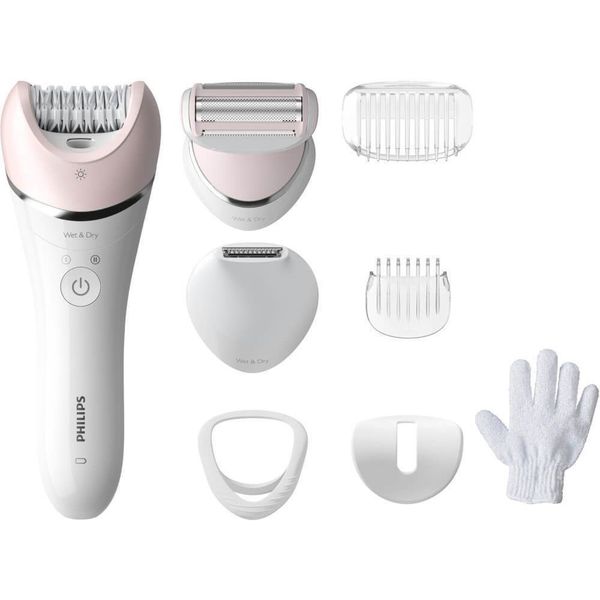 Αποτριχωτικη Μηχανη Philips Epilator Series 8000 Bre721/00 Wet & Dry ...