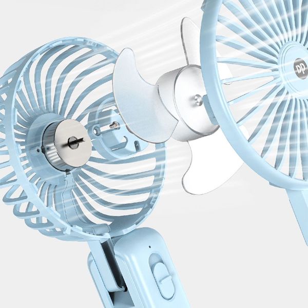 Dp Ανεμιστηρας Φορητος Array Επαναφορτιζομενος 10cm Dp-7635 Γαλαζιο ...