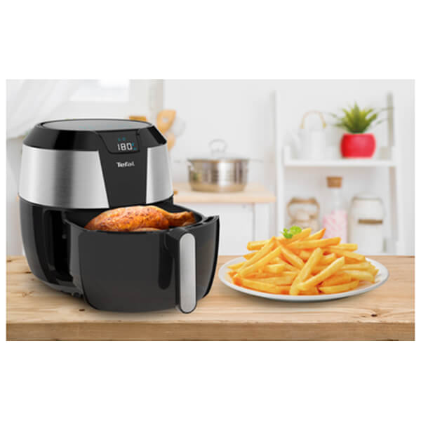 Φριτεζα Αερος Easy Fry Xxl Με Αποσπωμενο Καδο Tefal Ey701d15 6lt Black ...