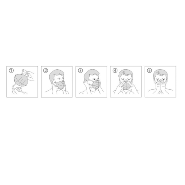 Μασκα Προσωπου Πολλαπλων Χρησεων N95 Ffp2 Respirator Mask - 20 Pack ...