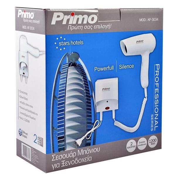 Σεσουαρ 1200w Ξενοδοχειακου Τυπου Primo Kf-3034 - Σεσουαρ (HAP.305801)