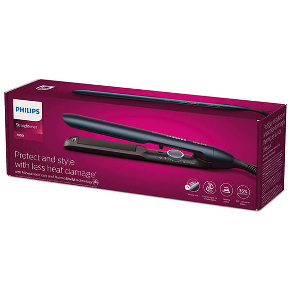 Ισιωτικο Μαλλιων 100w Philips Bhs732/00 7000 Κεραμικες Πλακες Μαυρο ...