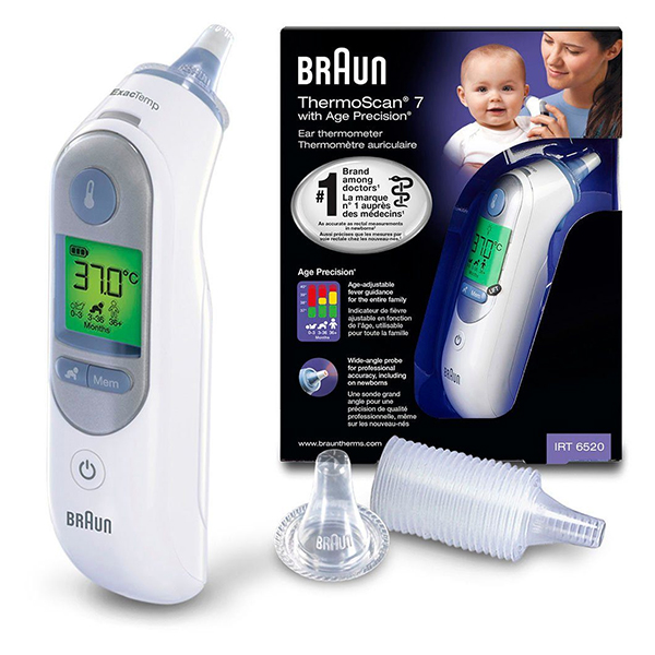 Θερμομετρο Αυτιου Braun Thermoscan 7 Irt6520 - Ηλεκτρονικα θερμομετρα ...