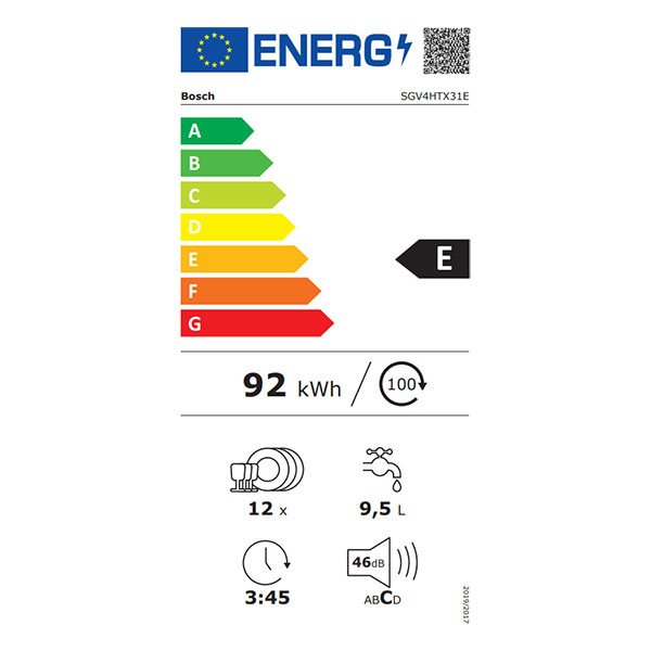 Πληρως Εντοιχιζομενο Πλυντηριο Πιατων Bosch Sgv4htx31e Array 12σερβ ...