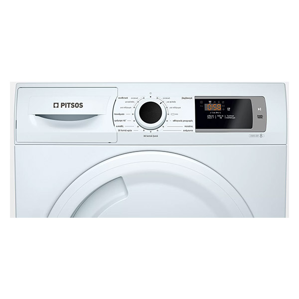 Στεγνωτηριο Α+ Με Αντλια Θερμοτητας Pitsos Wtp701d8 8kg - Στεγνωτηρια ...