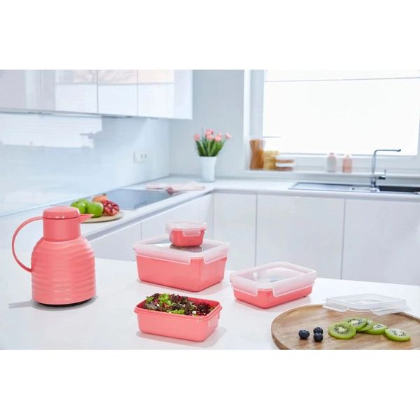 Δοχεια Αποθηκευσης Τροφιμων Tefal Masterseal N1030910 Coral Σετ 4τεμ ...
