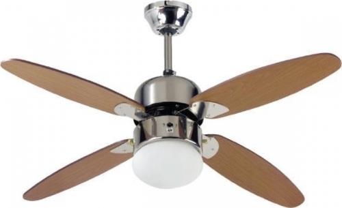 Ανεμιστηρας Οροφης Primo Mf42b-4w1l 42'' 4φτ 1 Φως Οξιας - Ανεμιστηρες ...