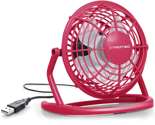 Ανεμιστηρας Usb Mini Trotec Tve1 10 Cm Ροζ - Ανεμιστηρες (HAP.003698)