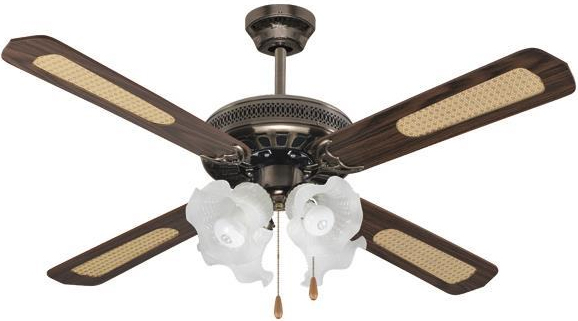 Ανεμιστηρας Οροφης 70w Eurolamp 147-29005 Array Με 4 Φωτα E27 Αντικε ...
